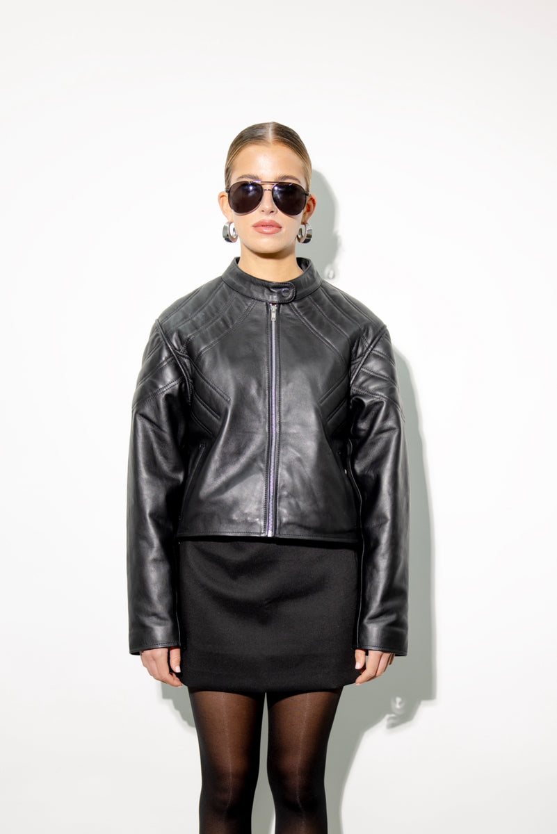Kami Racer Leather Jacket – In My Element
